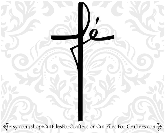 Fe' Svg Faith Svg for by Grace Are We Saved Through - Etsy