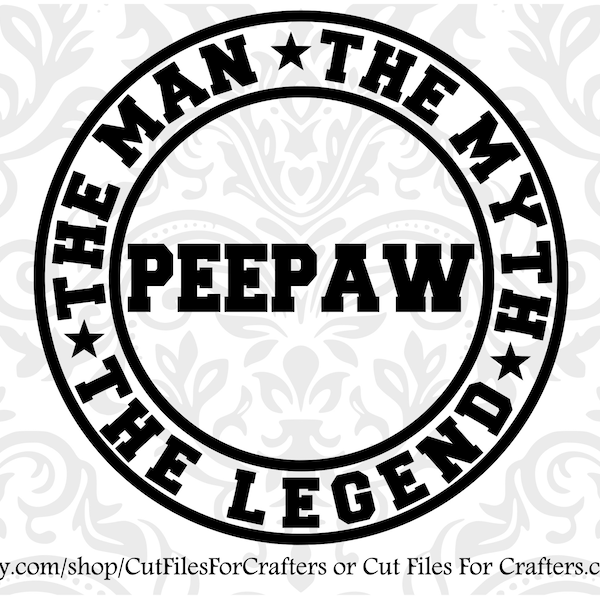 Peepaw Svg - Etsy