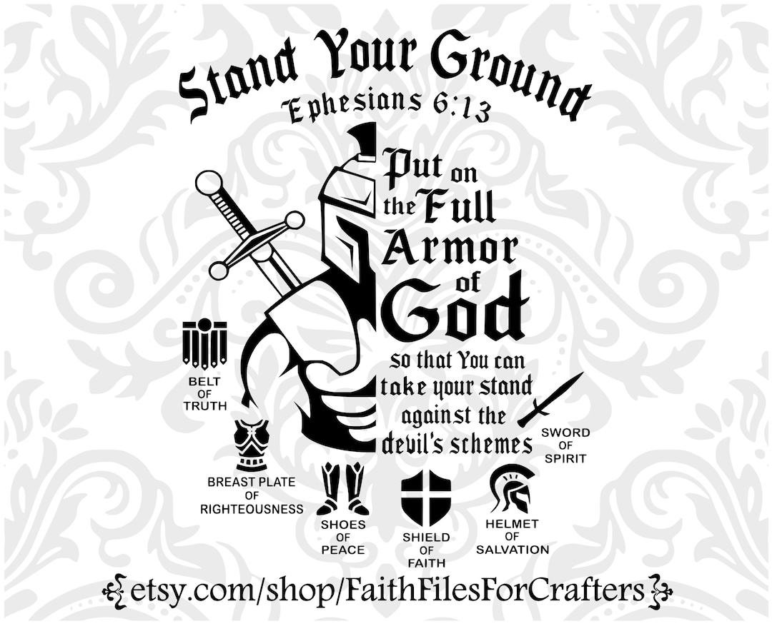 Armor of God Svg,belt of Truth Svg,sword of the Spirit Svg,shoes of ...