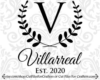 Monogram Letter V | Etsy