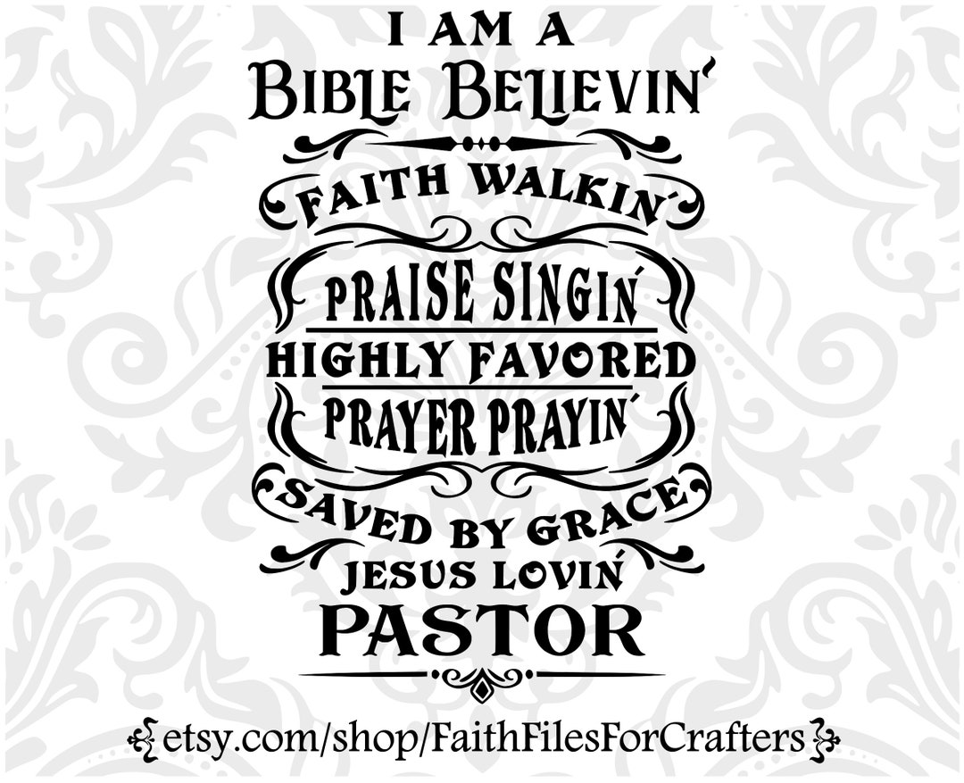 I Am A Pastor Svg, I Am A Pastor Png, Pastor Svg, Pastor Sublimation ...