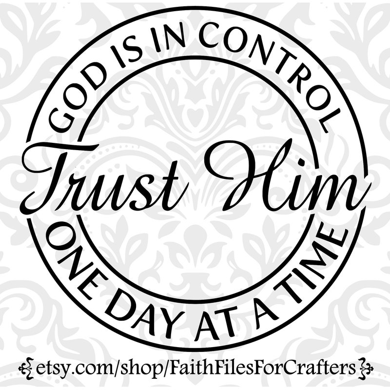 God is in Control Png - Etsy