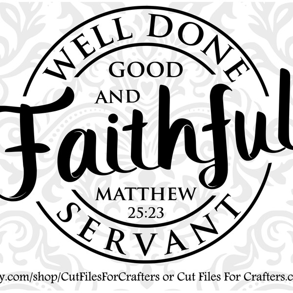 Good and Faithful - Etsy