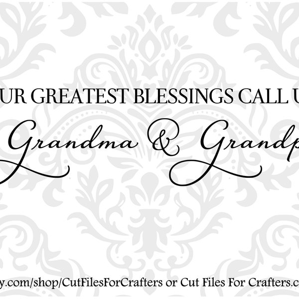 Grandpa And Grandma Svg Etsy