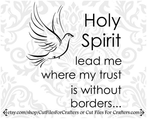 Holy Spirit Lead Me Svg Christian Svg Christian T Shirt Svg | Etsy Canada