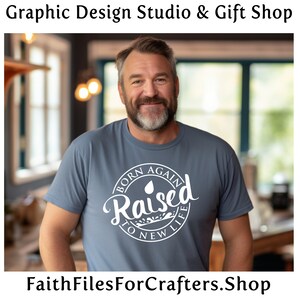 Born Again Svg, Raised to New Life Svg, Saved Svg, Baptized Svg ...