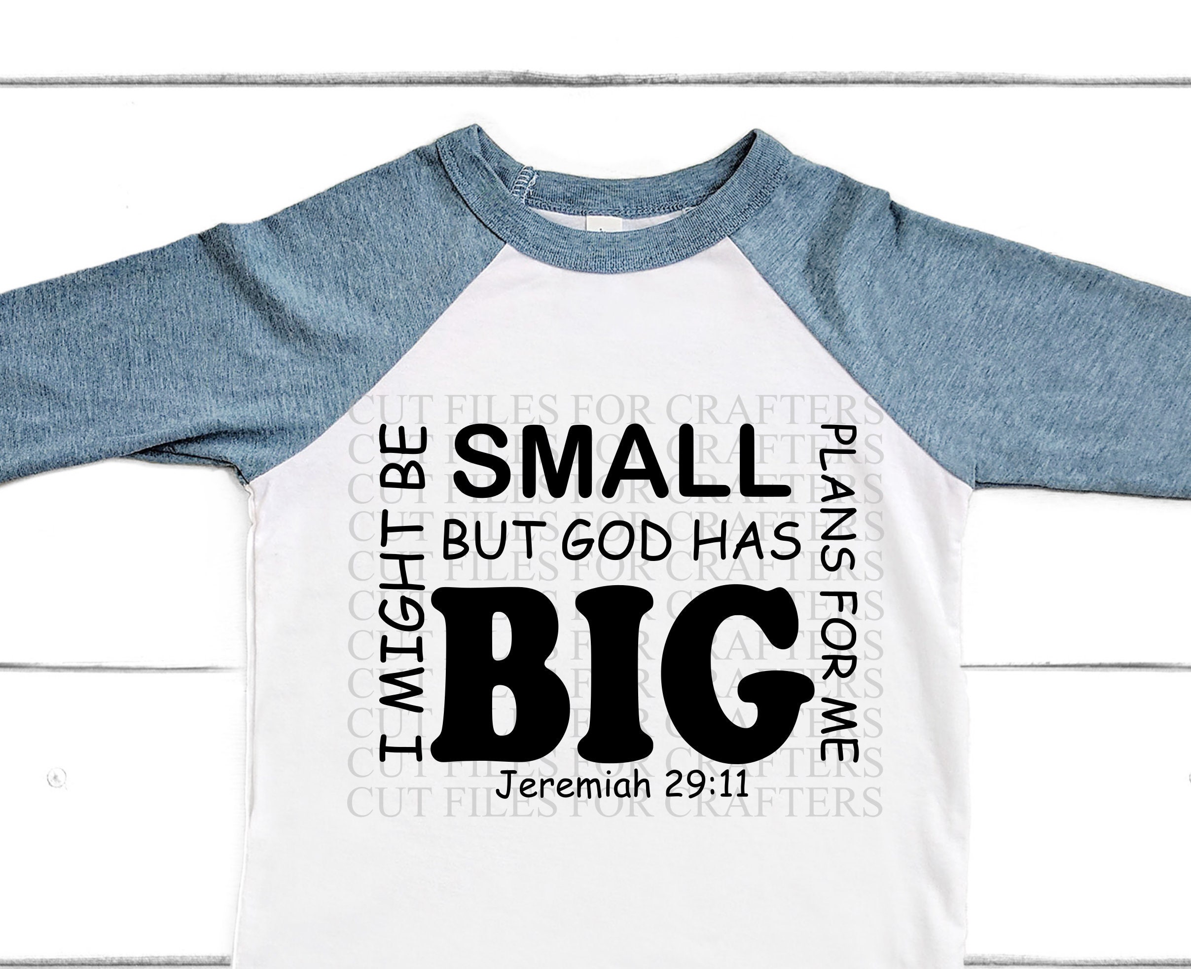 I Might Be Small but God Has Big Plans for Me Svg Jeremiah - Etsy