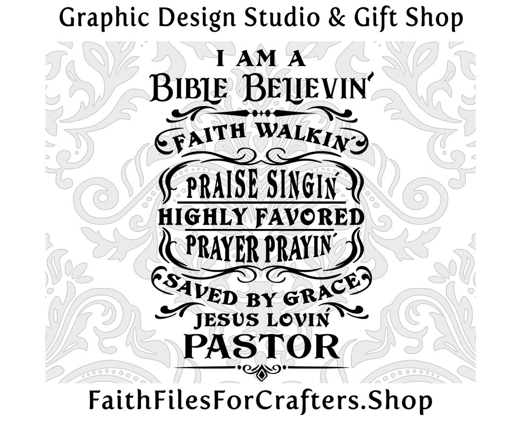 I Am A Pastor Svg, I Am A Pastor Png, Pastor Svg, Pastor Sublimation ...