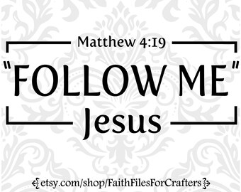 Christian Follow Me | Etsy
