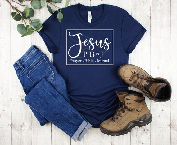 P B and J Svg Prayer Bible And Journal Svg Jesus Svg | Etsy
