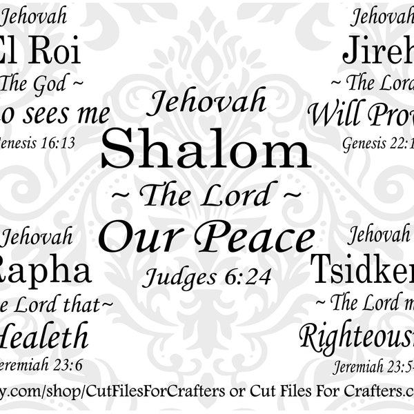 Jehovah Svg - Etsy