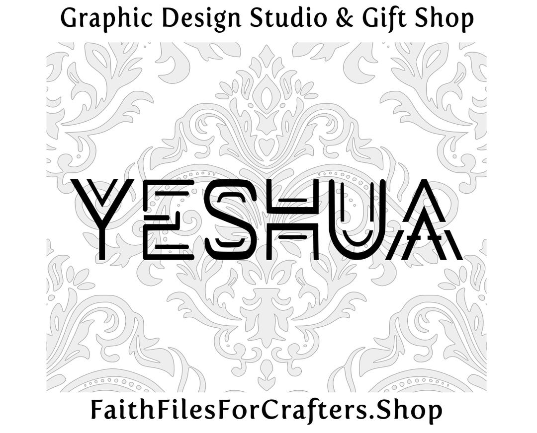 Yeshua Svg, Yeshua Png, Yeshua Sublimation, Christian Shirt Svg,yeshua ...