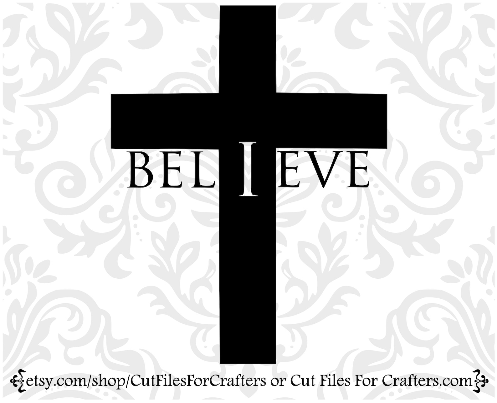 I Believe Svg Cross Svg Christian Cross Svg Christian T - Etsy