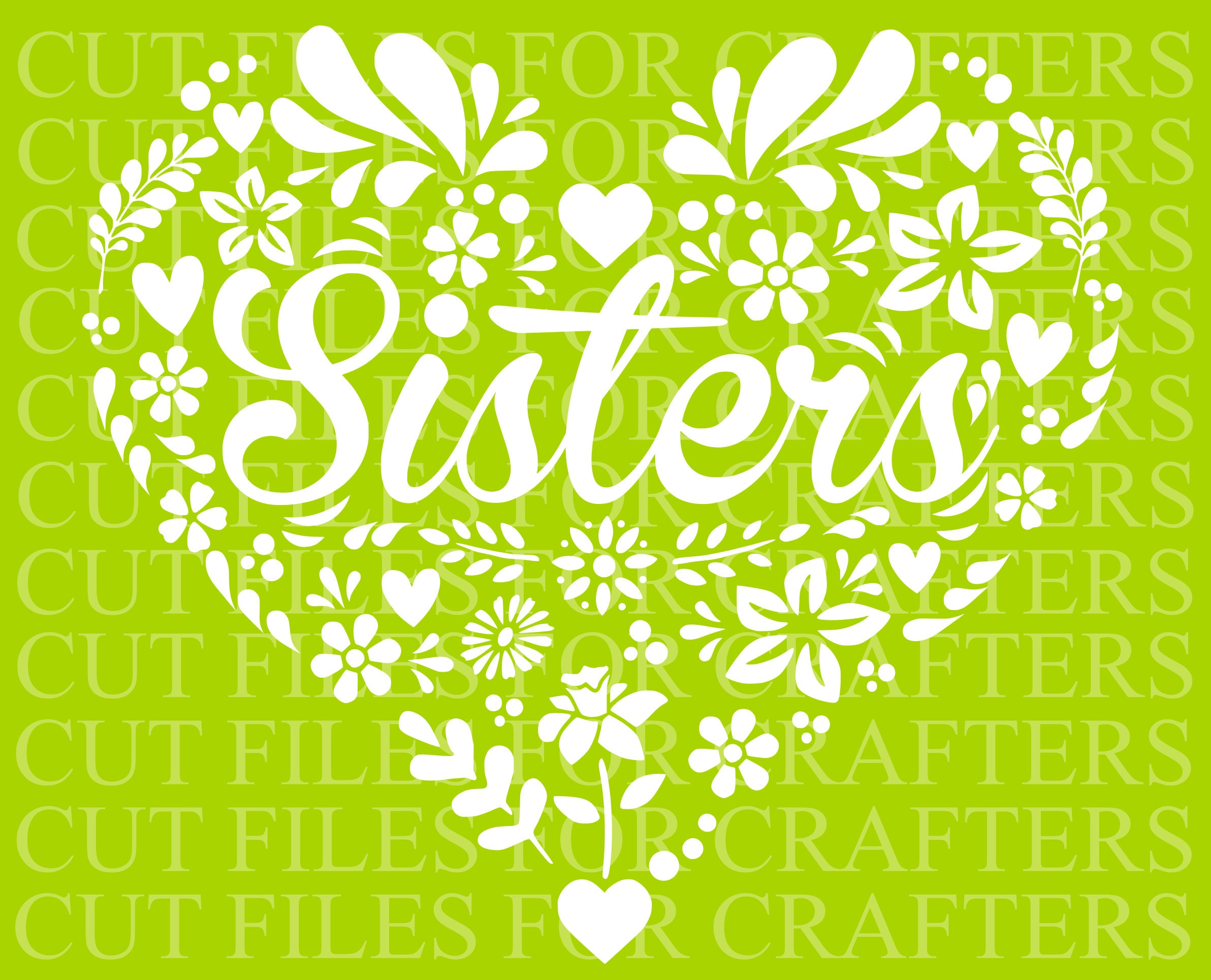 Hermanas Svg la mejor hermana en el mundo svg corazón de - Etsy México