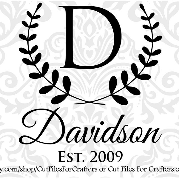 Monogram Letter D - Etsy