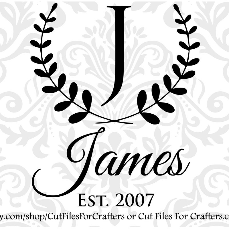 Letter J Monogram - Etsy