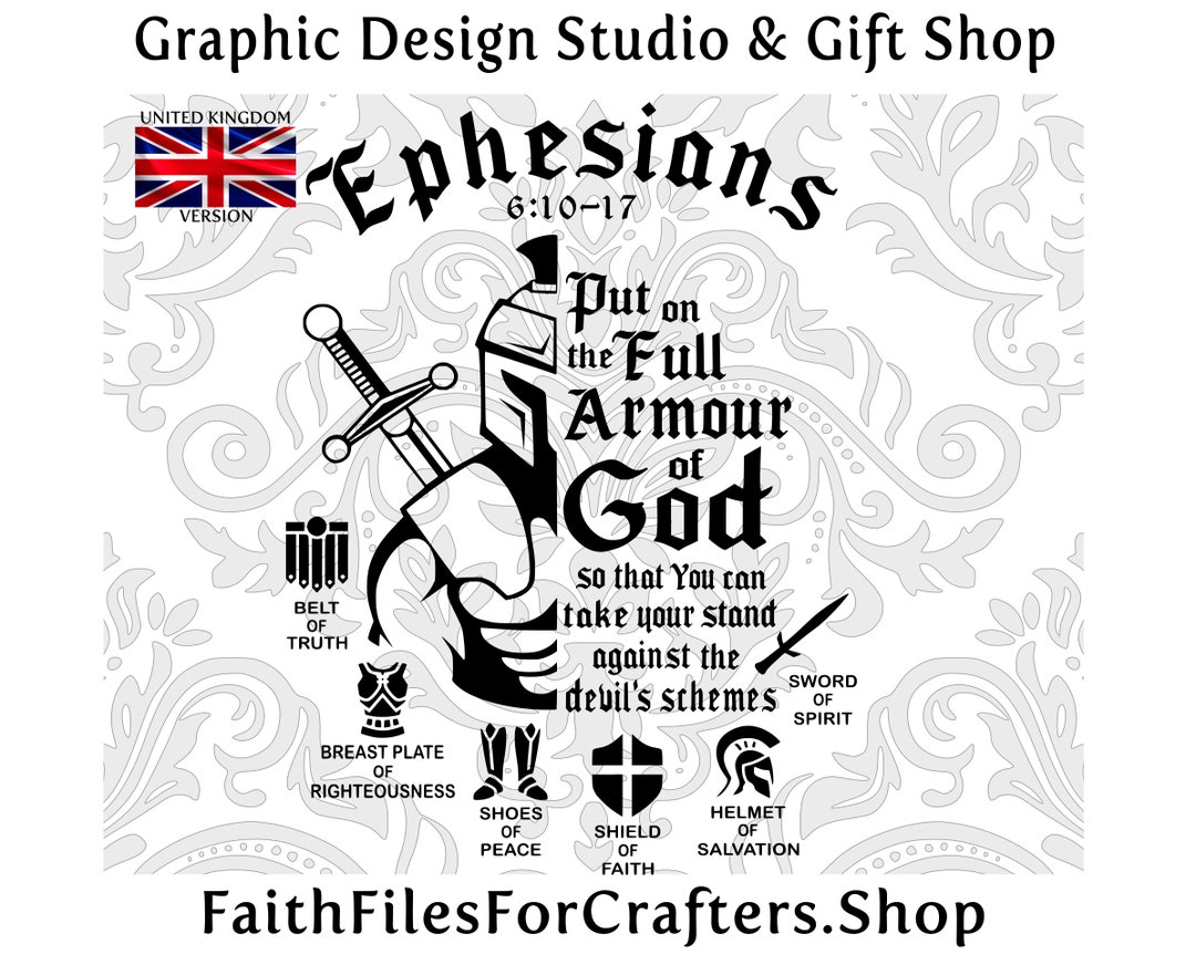Armour of God Svg, United Kingdom Version Armour of God Svg, Armour of ...
