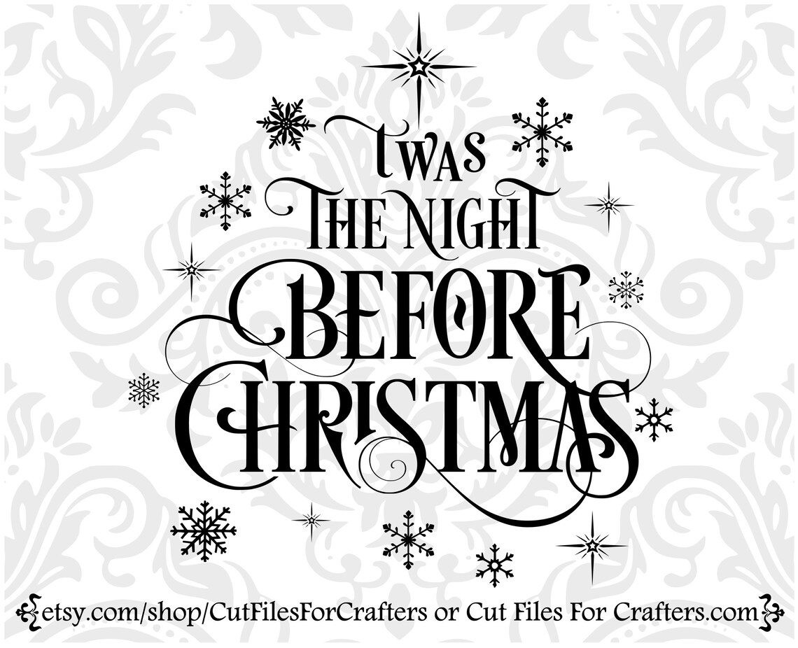 Twas the Night Before Christmas and All Through the Earth | Etsy