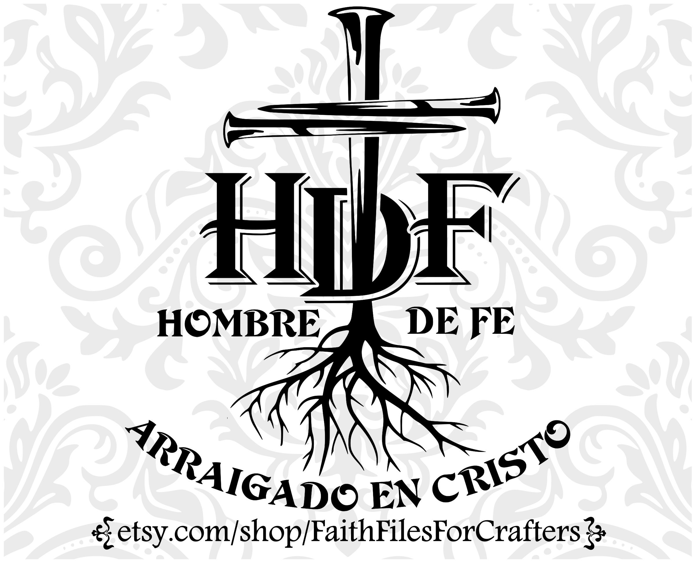 Hombre De Fe Svg Hombre De Fe Arraigado En Cristo Svgman of - Etsy