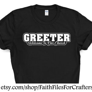 Greeter Svg, Welcome to Our Church Svg, Church Greeter Svg, Greeter ...