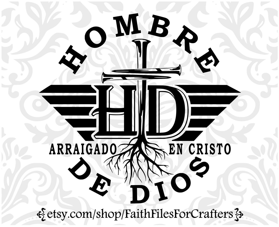 Hombre De Dios Svg, Hombre De Dios Arraigado En Cristo Svg, Hombre De ...