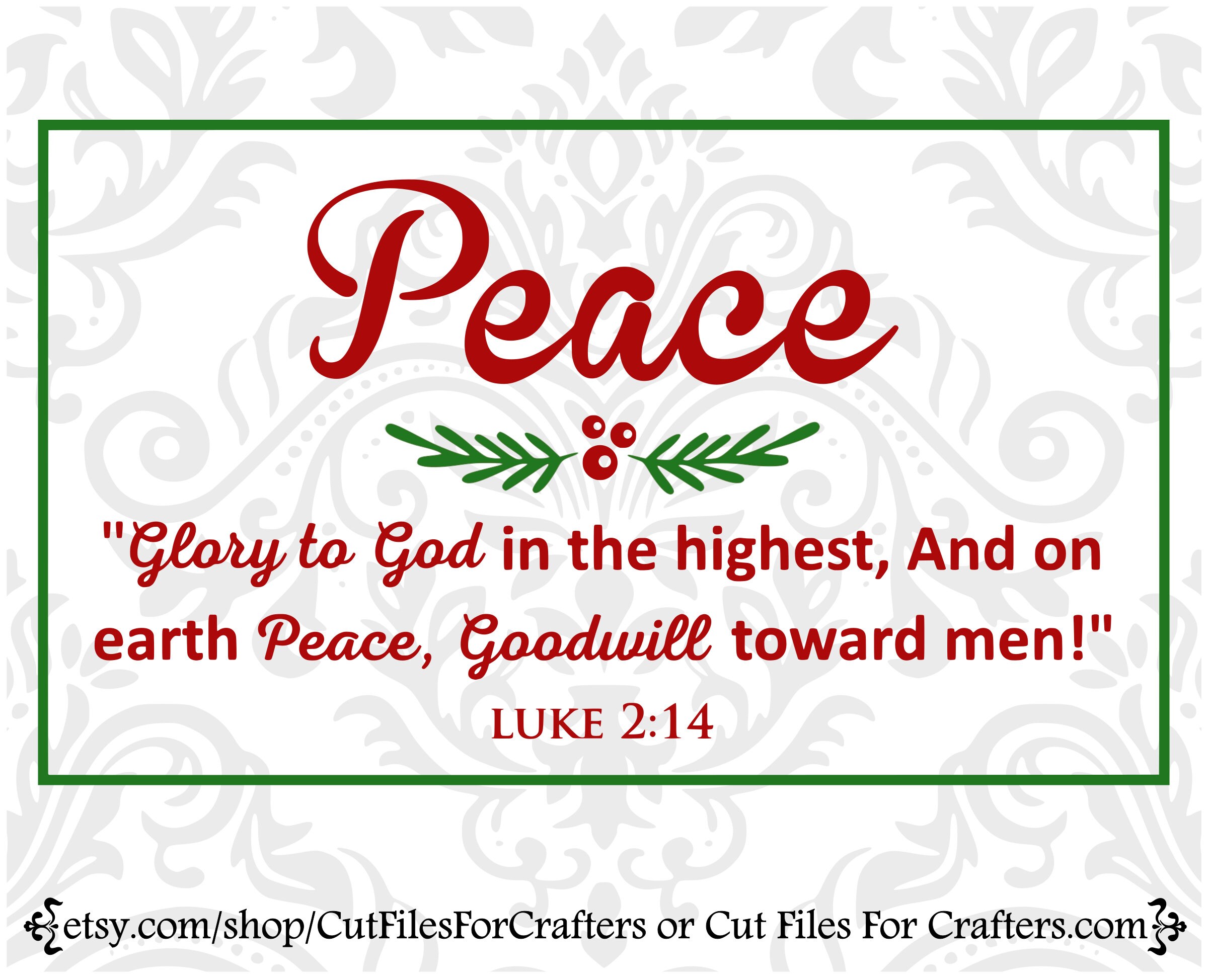 Peace On Earth Bible Verse