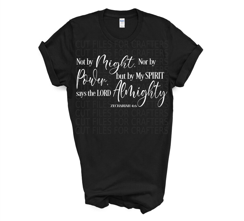 Not by Might nor by Power but by My Spirit Says the Lord Svg, Zechariah ...