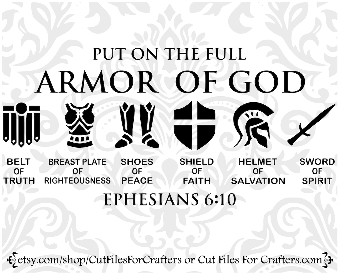 Armor of God Svg Belt of Truth Svg Sword of the Spirit Svg - Etsy Norway