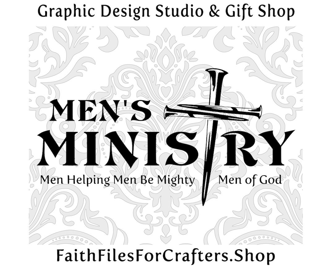 Men's Ministry Svg, Mens Christian Shirt Svg, Men's Group Svg, Mighty ...