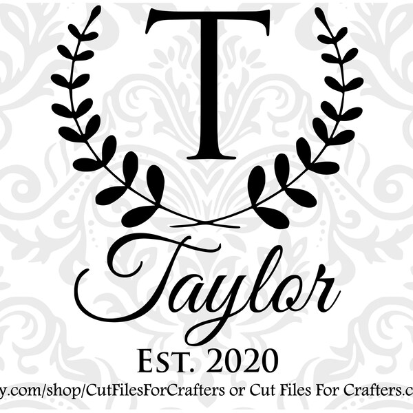 Monogram Letter T - Etsy