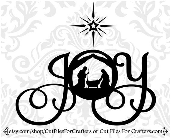 Joy Nativity Scene Svg Nativity Svg Joy to the World the - Etsy Finland