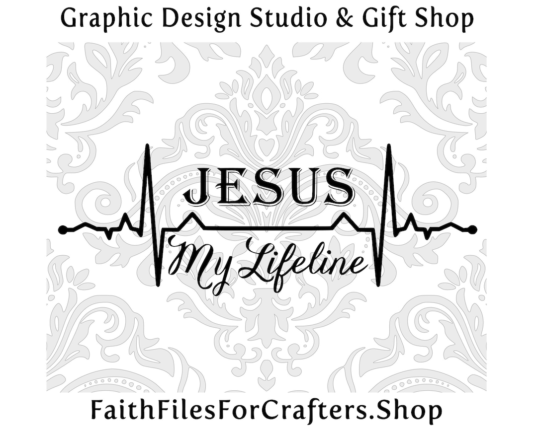 Jesus My Lifeline Svg, Jesus is My Life, Jesus is My Joy,jesus is My ...