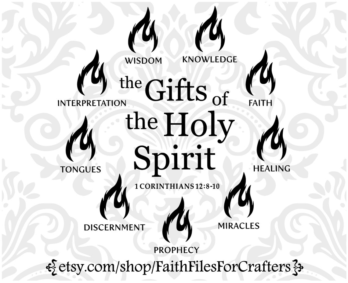 The Gifts of the Holy Spirit Svg Spiritual Gifts Svg 1 - Etsy
