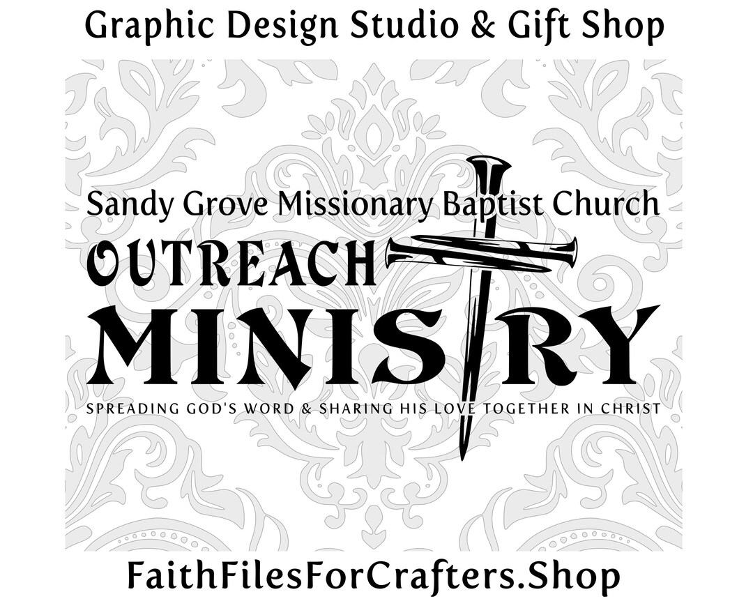 Personalized Outreach Ministry Svg, Church Outreach Svg, Outreach Shirt ...