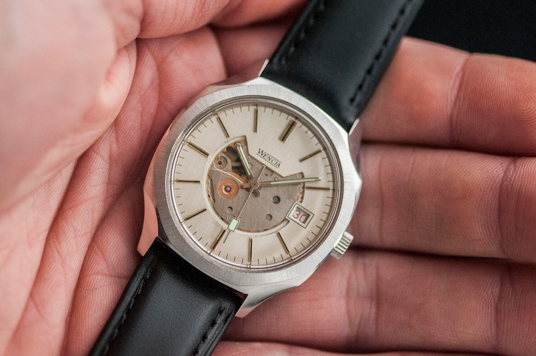 Vintage Unique 70s Watch Handcrafted open Heart / - Etsy