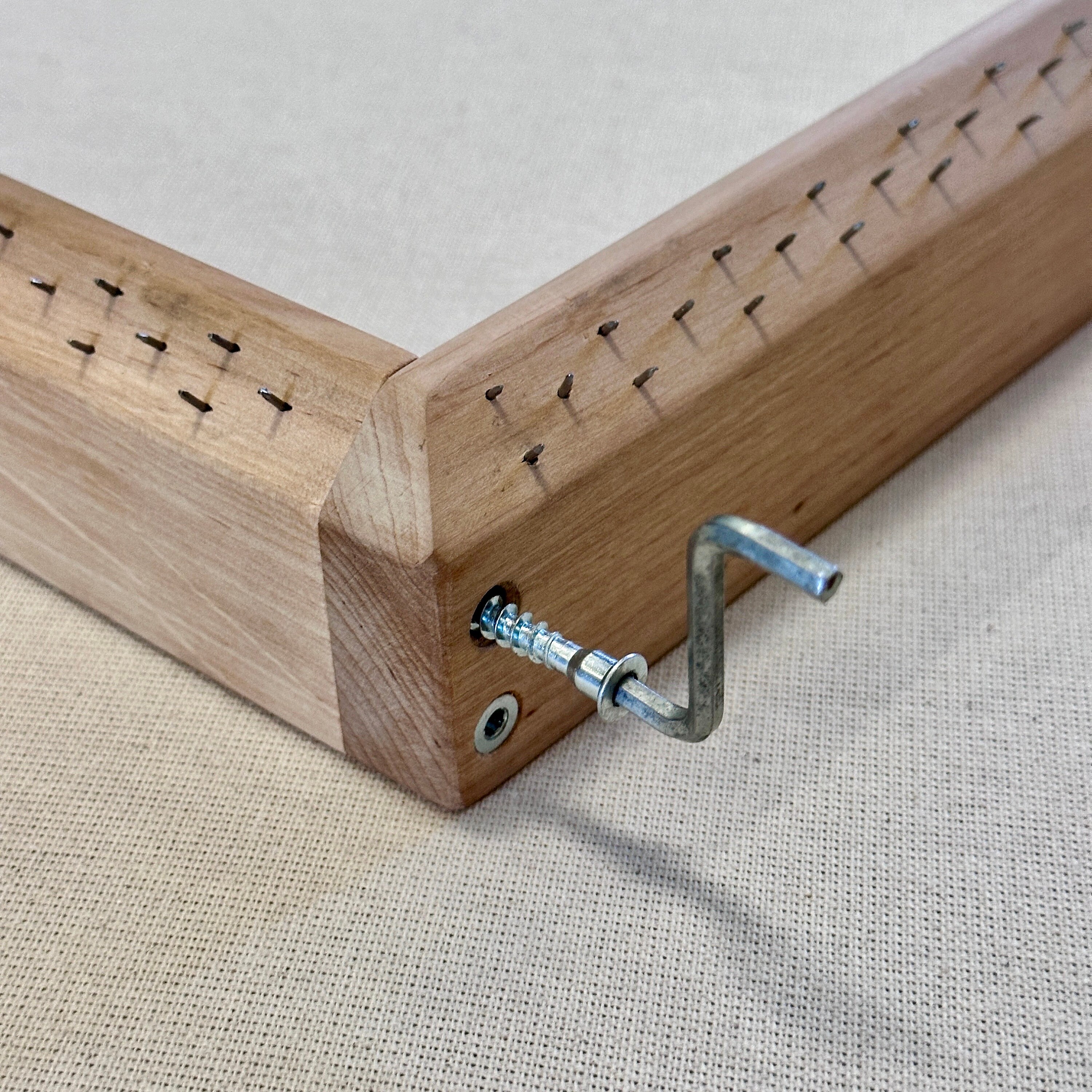 50 X 50 Cm. Wooden Punch Needle / Tufting Frame for Rug Hooking ...