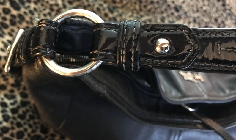 Coach Chelsea Katarina Black Leather Handbag - Etsy