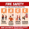 Fire Safety Poster With FREE Printable Race/pass ID Card/badge Design ...