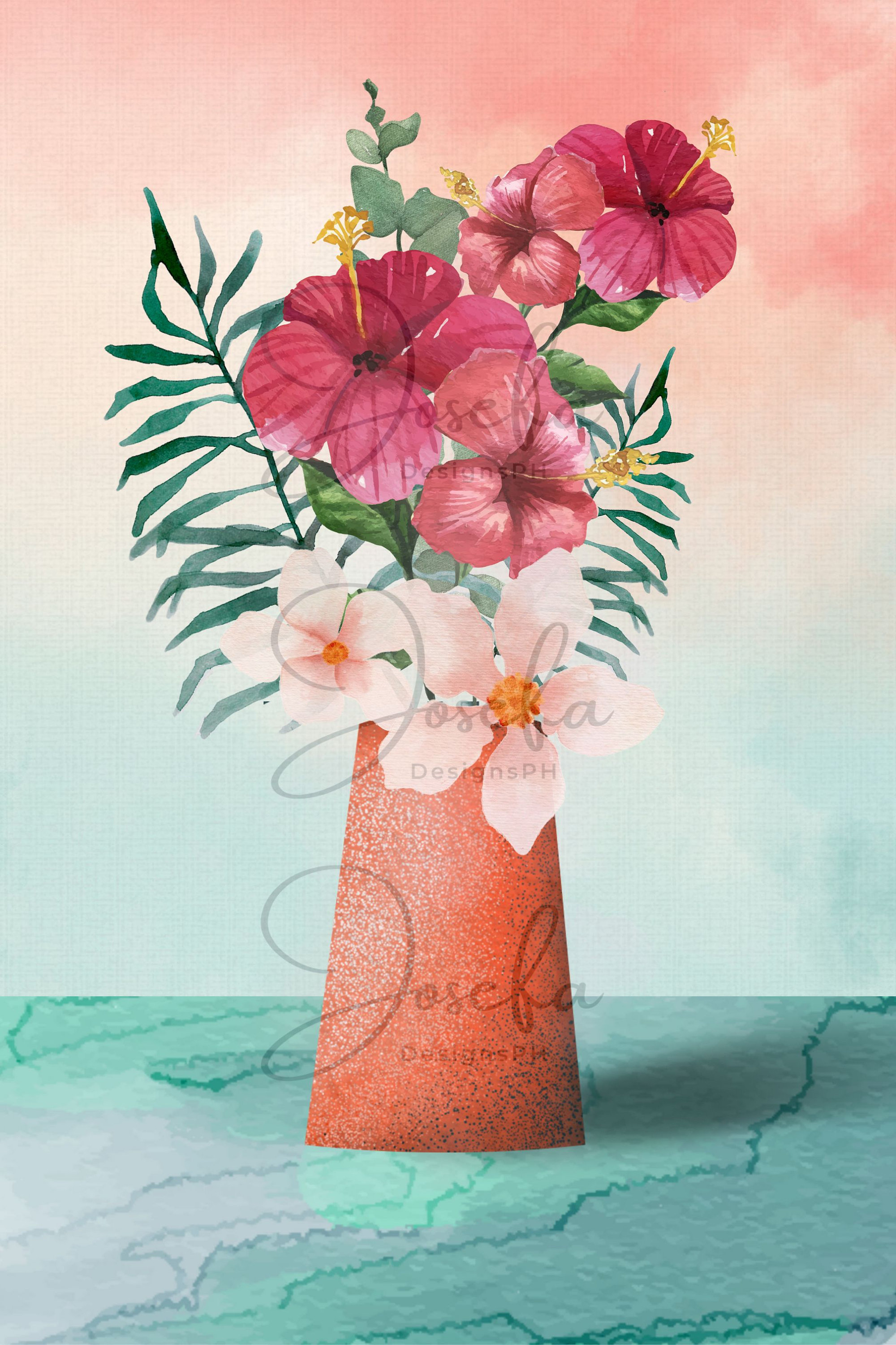 Digital Watercolor Prints Pack - Printable Art Collection - Etsy