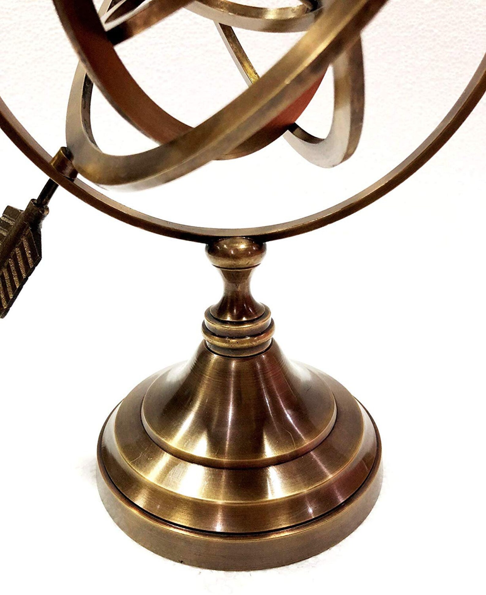 Antique Nautical Brass Armillary Sphere World Globe Brown - Etsy