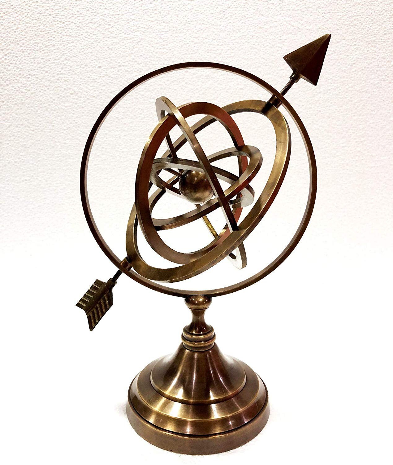Antique Nautical Brass Armillary Sphere World Globe Brown - Etsy