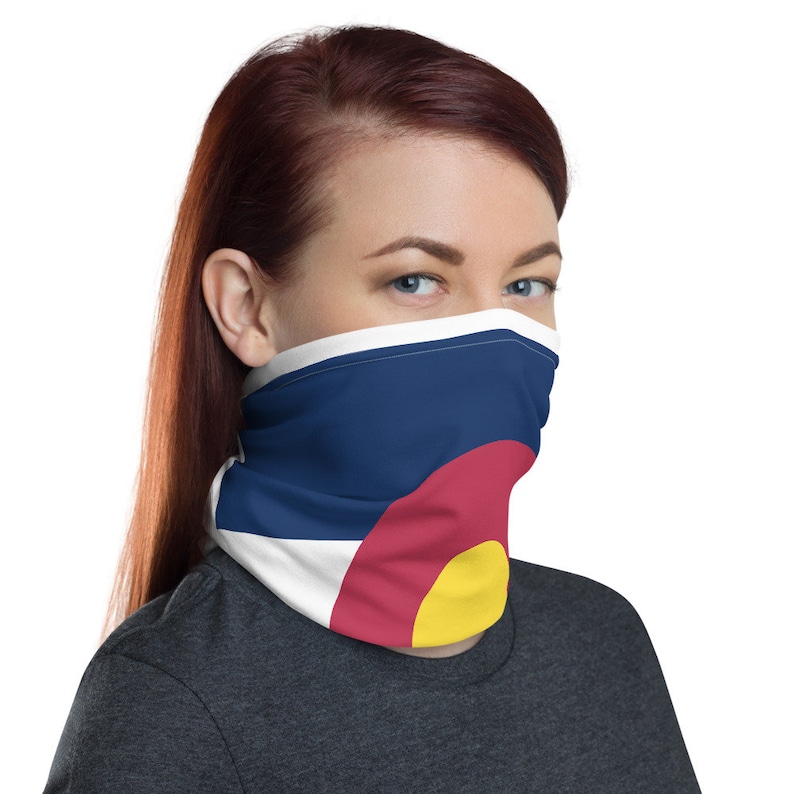 Multi Functional Face Shield // Colorado Flag // Cloth Face Mask ...