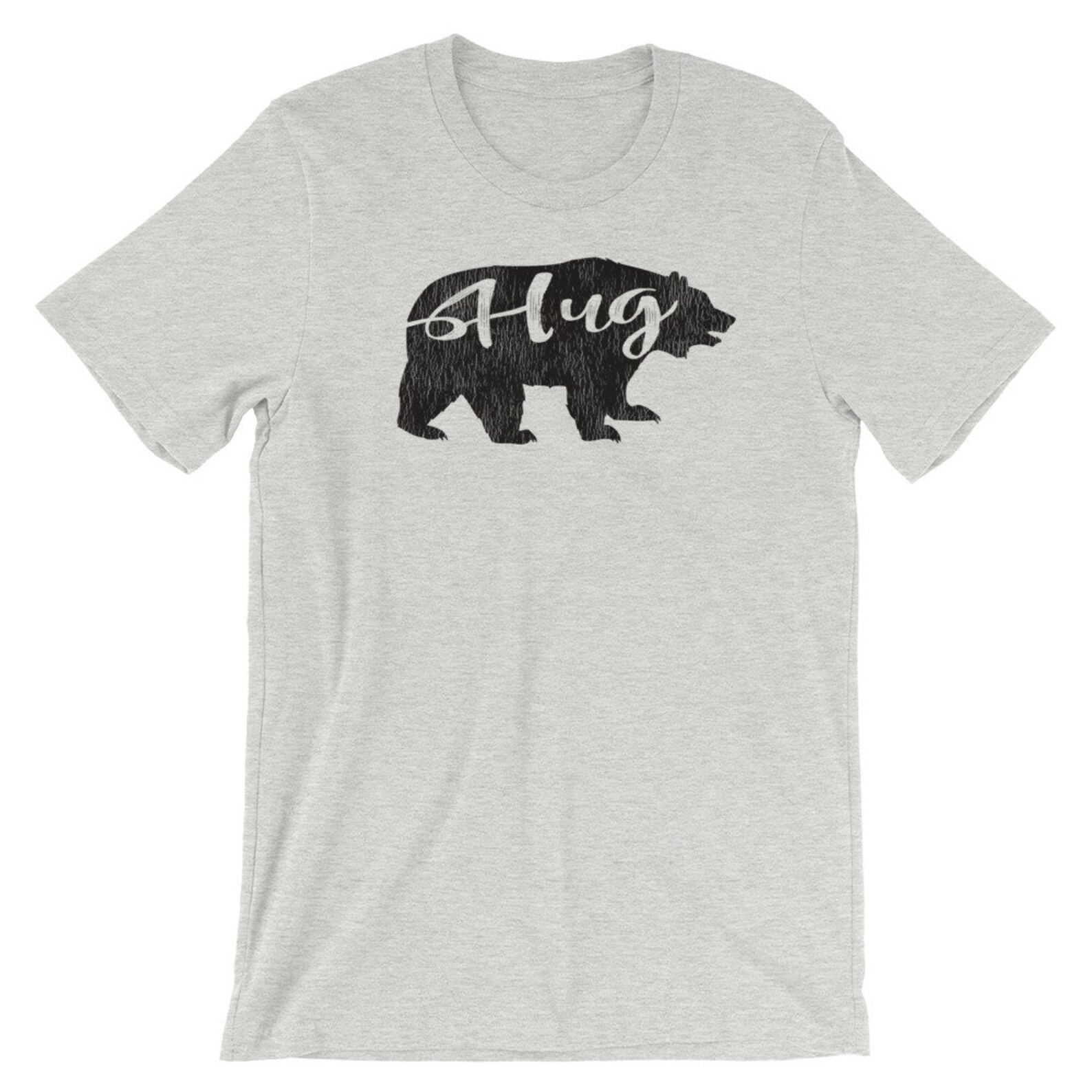 Bear Hug Shirt // Bear Hugs // Distressed Graphic Tee // Outdoors Shirt ...
