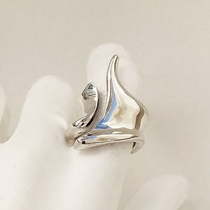Unique Statement Ring, Sterling Silver Ring, Modern Statement Ring ...