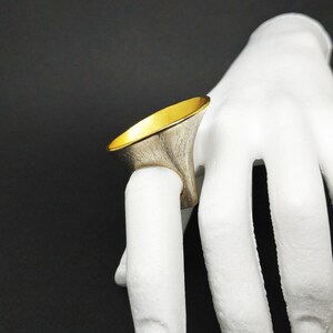 Bold Statement Ring Sterling Silver Ring Contemporary Ring - Etsy