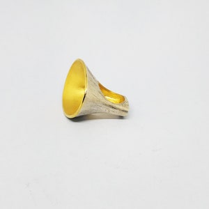 Bold Statement Ring Sterling Silver Ring Contemporary Ring - Etsy