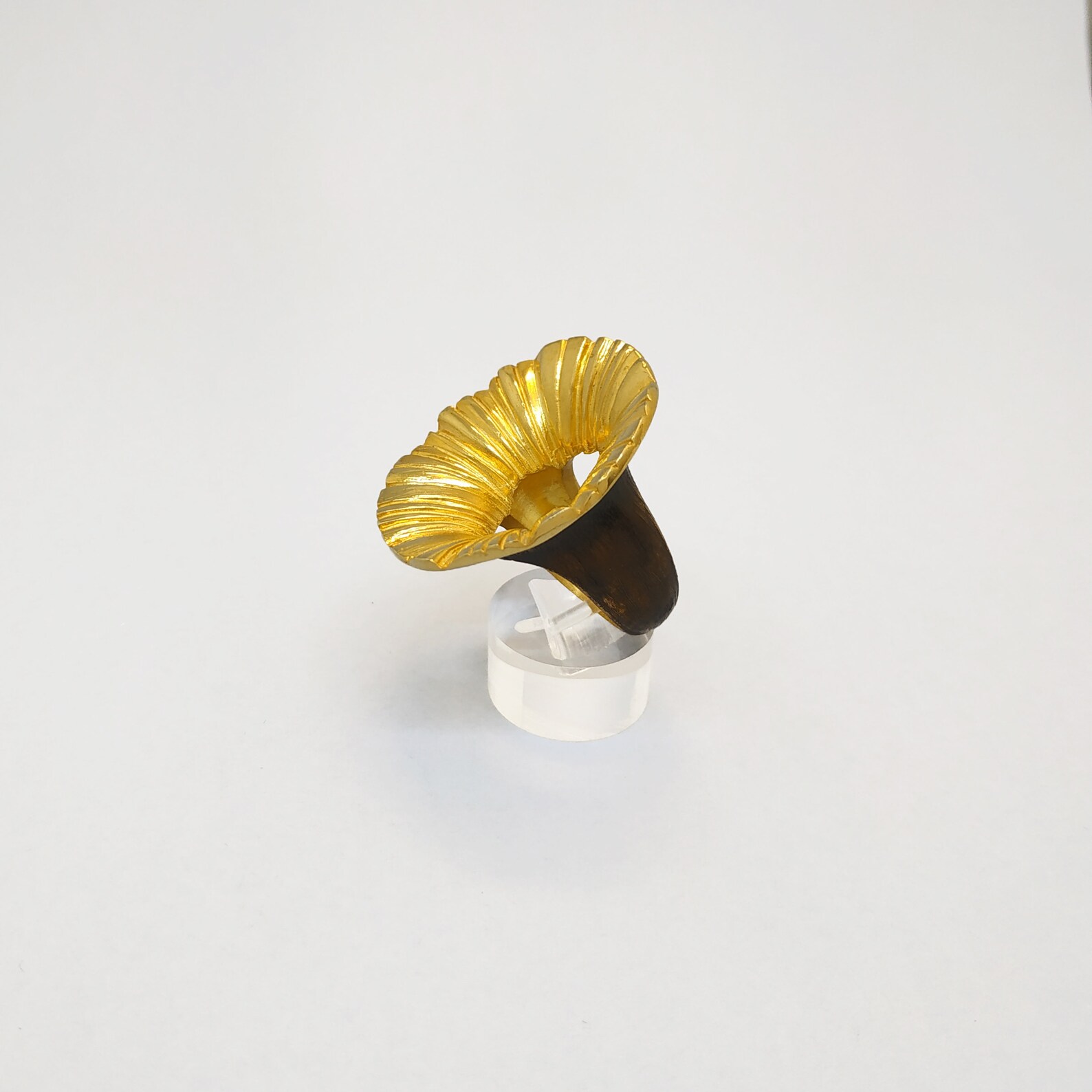Sunflower Ring, Large Statement Ring, Sterling Silver Ring ...