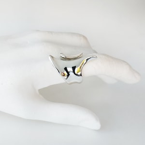 Unique Statement Ring, Sterling Silver Ring, Modern Statement Ring ...