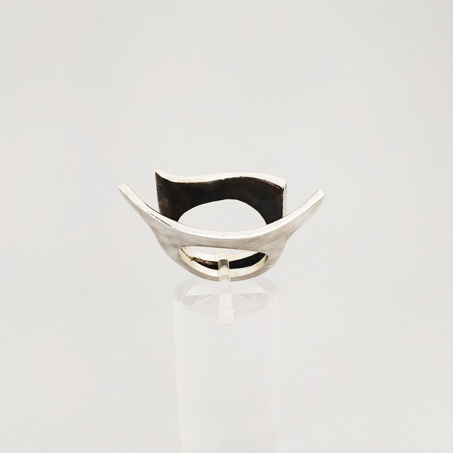 Dark Eye Ring, Sterling Silver Ring, Statement Ring, Minimalist Ring ...