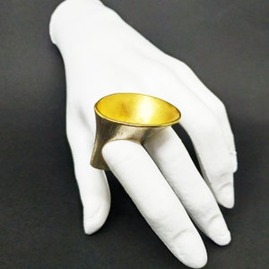 Bold Statement Ring Sterling Silver Ring Contemporary Ring - Etsy